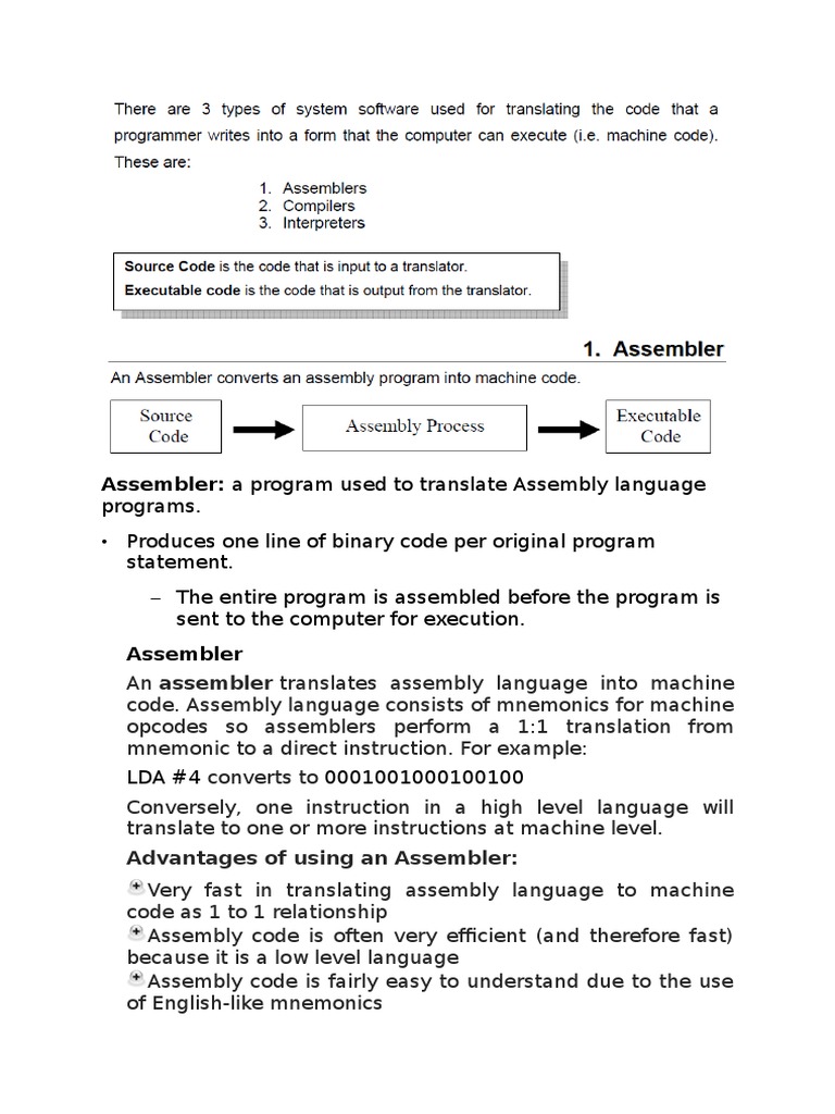 Assembler Compiler Interpreter | PDF | Assembly Language | Computer Program Assembler Compiler Interpreter | PDF | Assembly Language | Computer Program