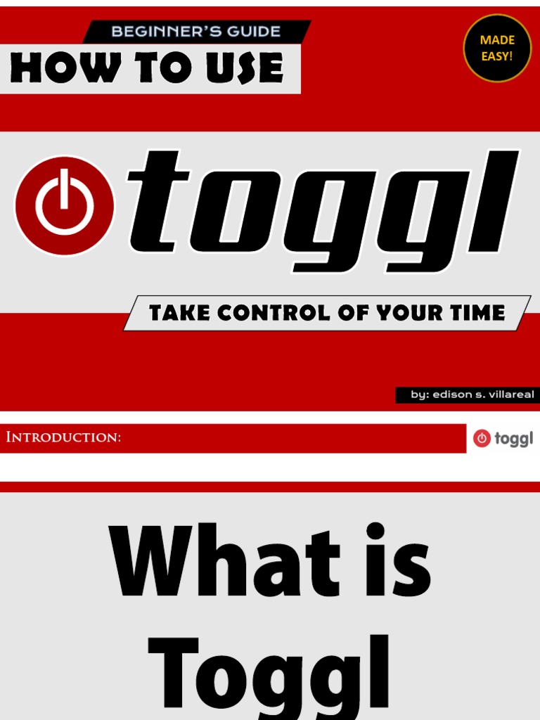 Using Toggl in Manual Mode | PDF | Menu (Computing) | Application Software