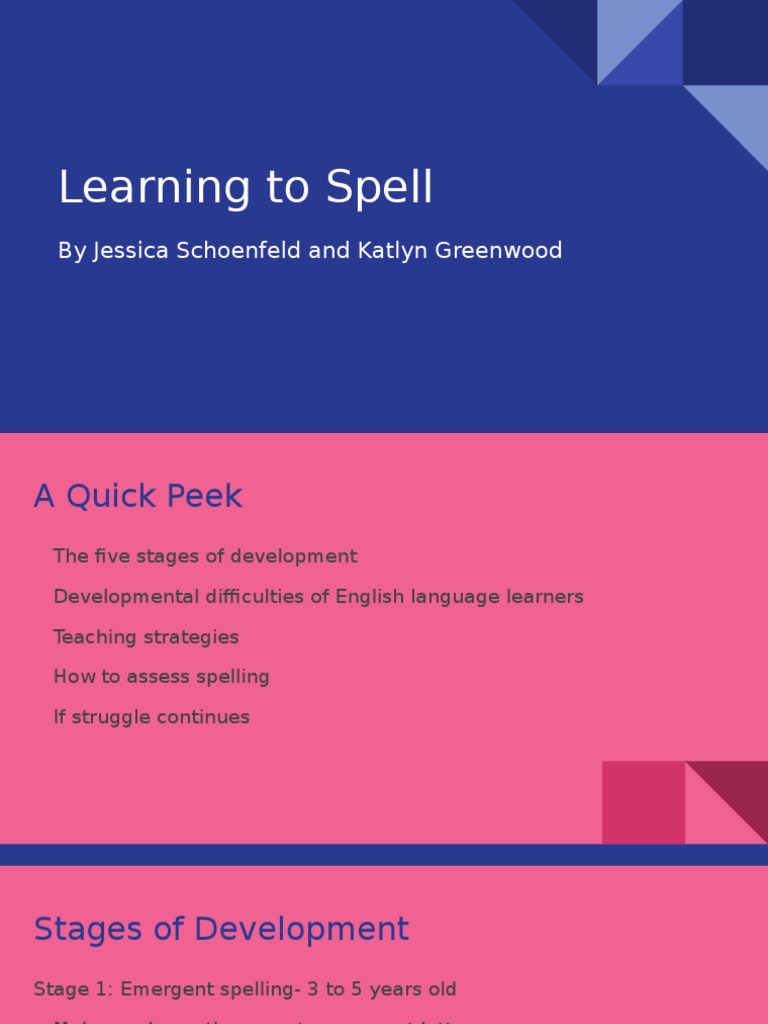 Spelling Development and Strategies | PDF | English Language | Word