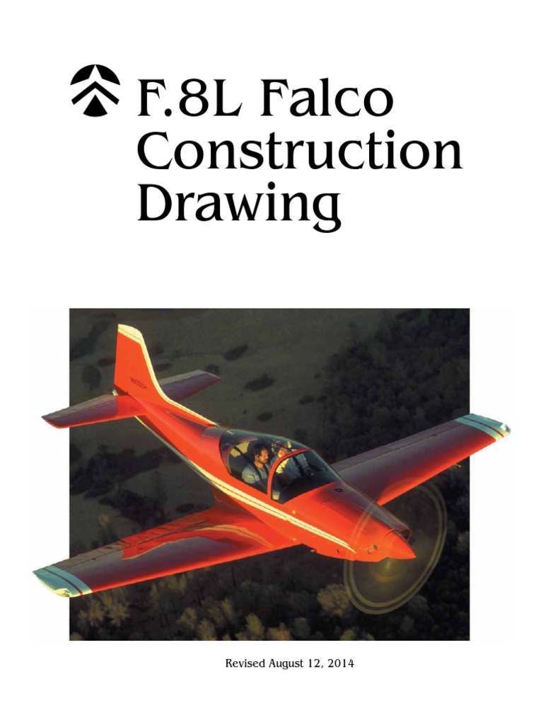 Falco Construction Drawings | PDF | Landing Gear | Aileron