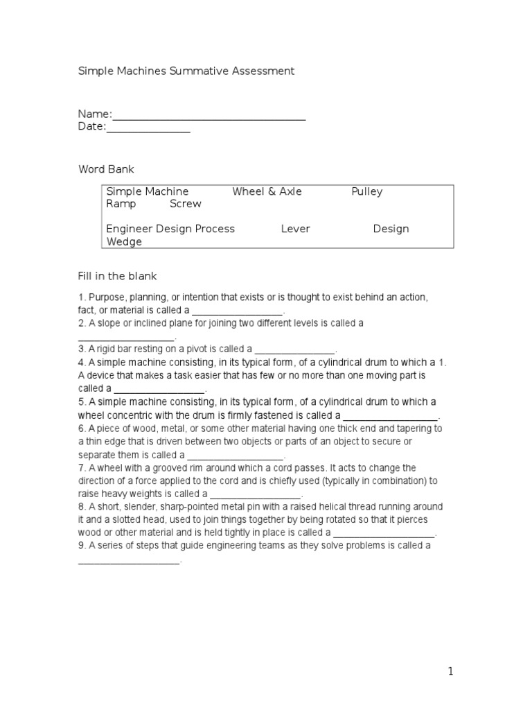 Summative Assessment | PDF