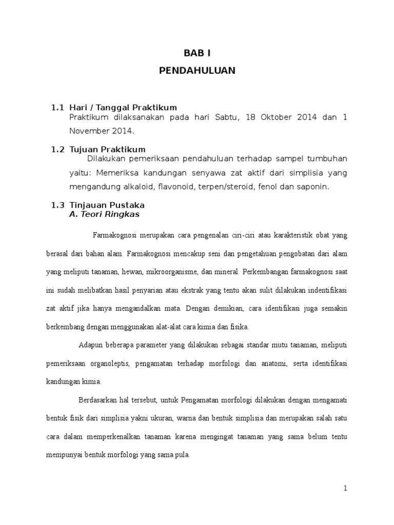 Pembuatan Simplisia Nabati Pala | PDF
