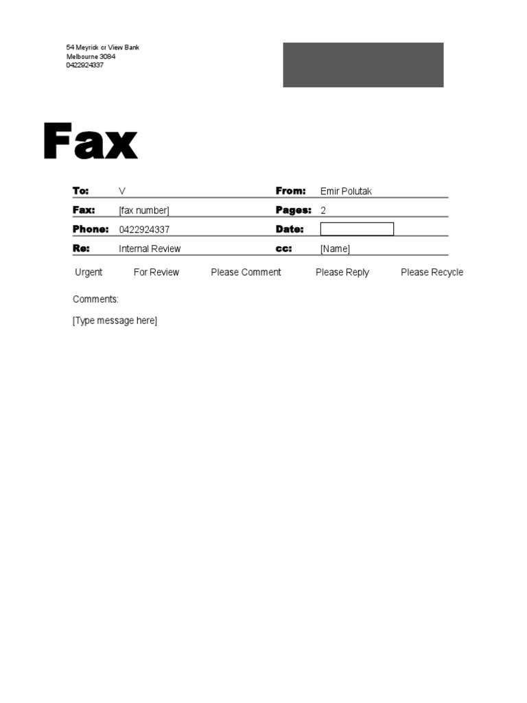 Internal Review Request - 54 Meyrick Cr | PDF