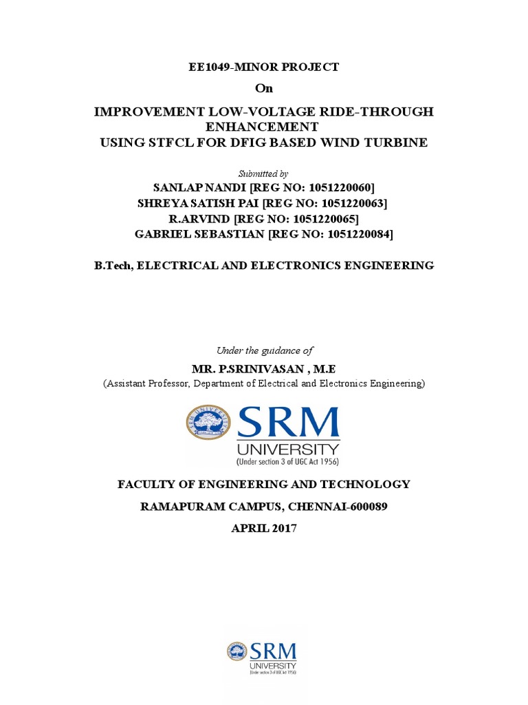 Minor Project Report | Download Free PDF | Wind Power | Transformer