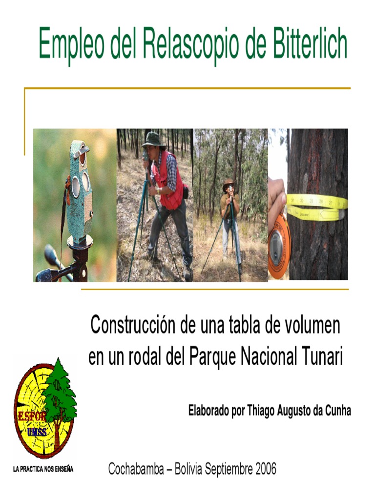 Uso del Relascopio de Bitterlich en Bosques | PDF | Los bosques ...