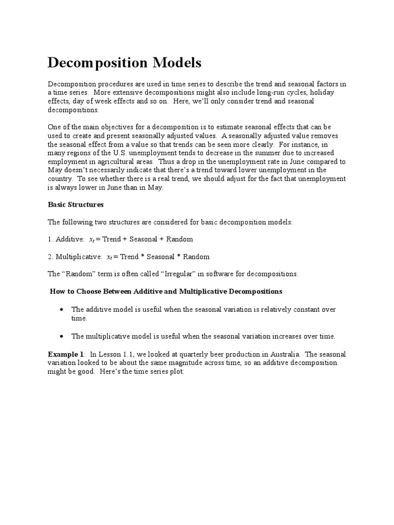 Time Series Pdf Seasonality Linear Trend Estimation