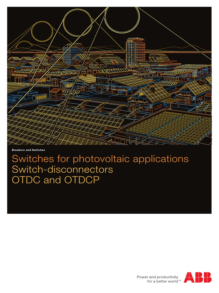 ABB DC Isolator Switch Catalog | PDF | Switch | Fuse (Electrical)