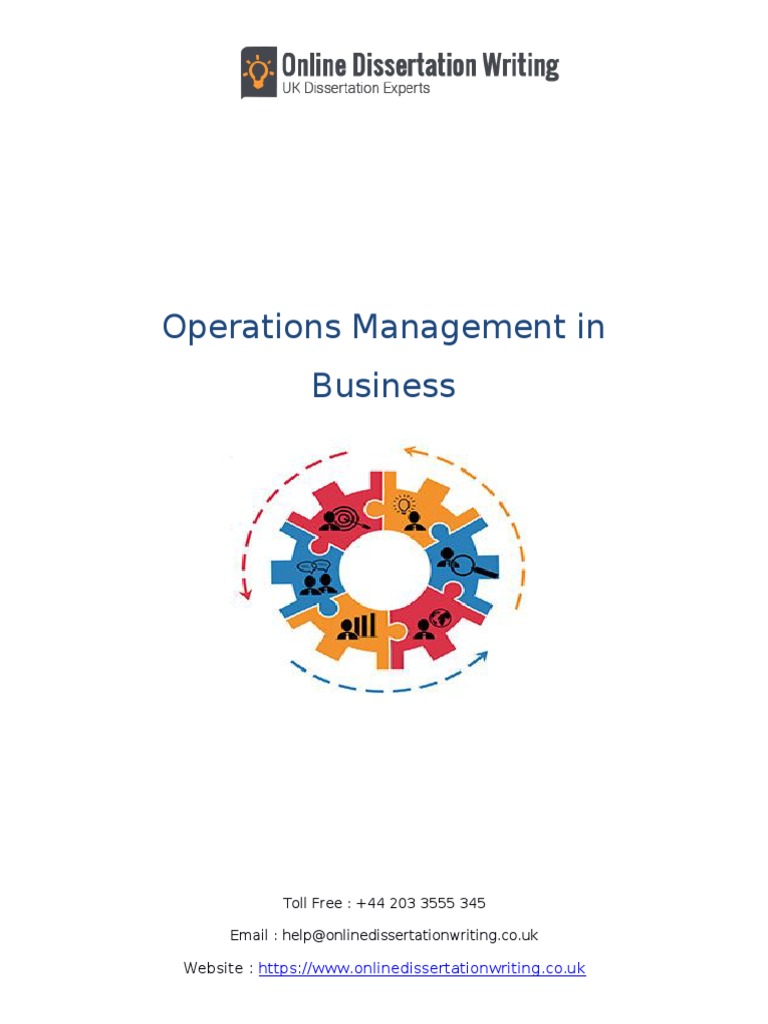 Importance of Operations Management in Business Organization | PDF ...