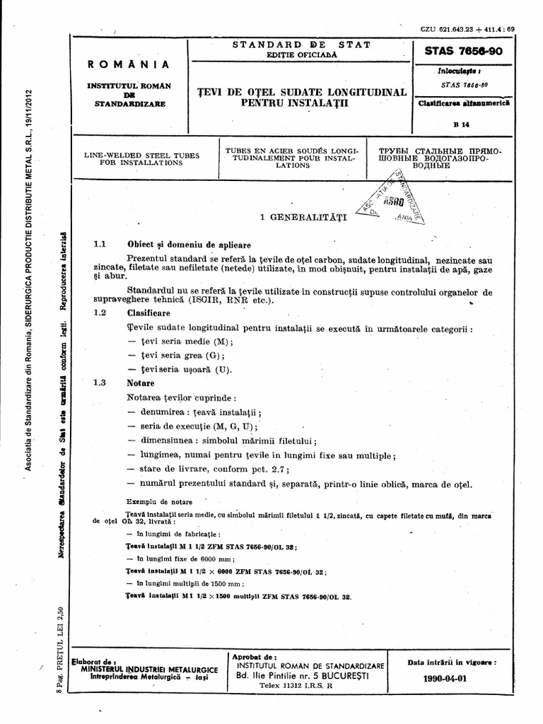 Stas 7656 90 PDF | PDF