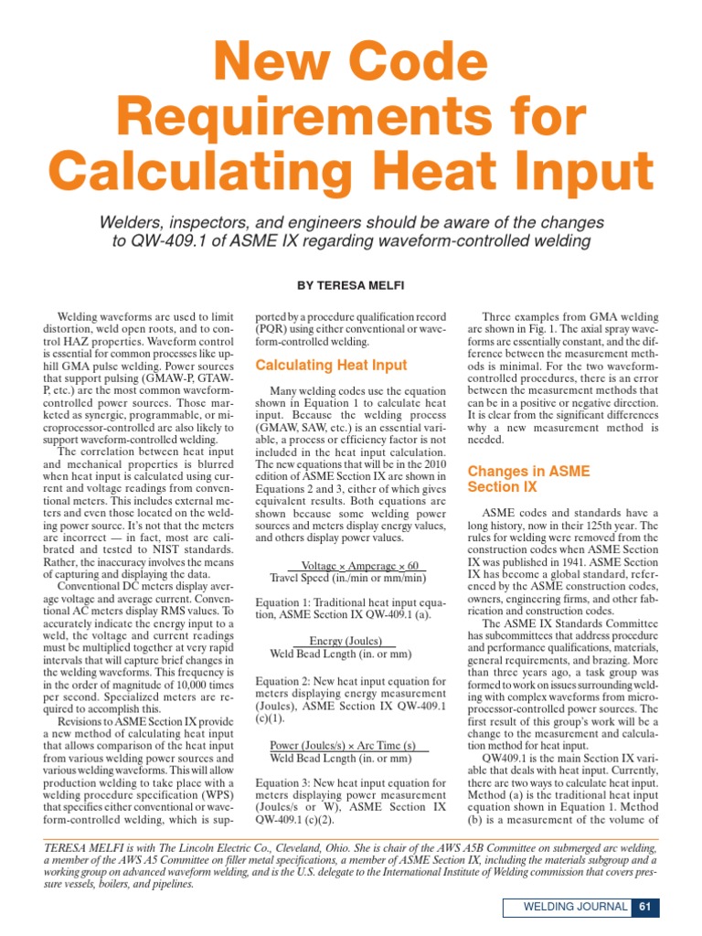 ASME Code Requirements PDF | PDF | Root Mean Square | Welding