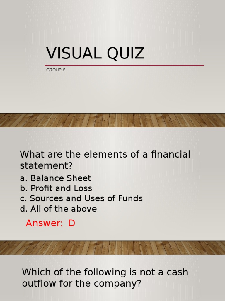 Visual Quiz | PDF