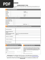QIC Claim Form Reimbursement | PDF | Patient | Physician