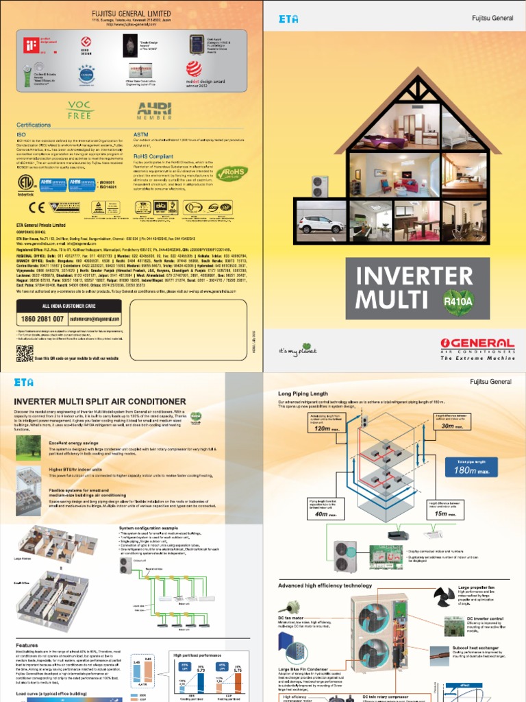 A6050 ETA Inverter Catalogue | PDF | Air Conditioning | Hvac