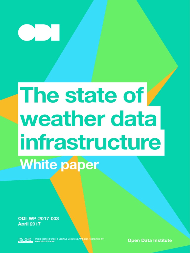 The State of Weather Data Infrastructure - White Paper | PDF | Weather ...