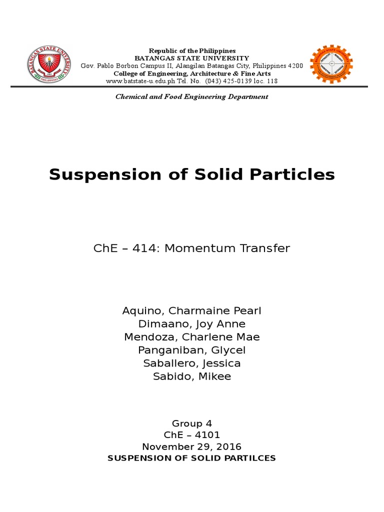 Optimizing Solid Suspension Techniques | PDF | Suspension (Chemistry ...
