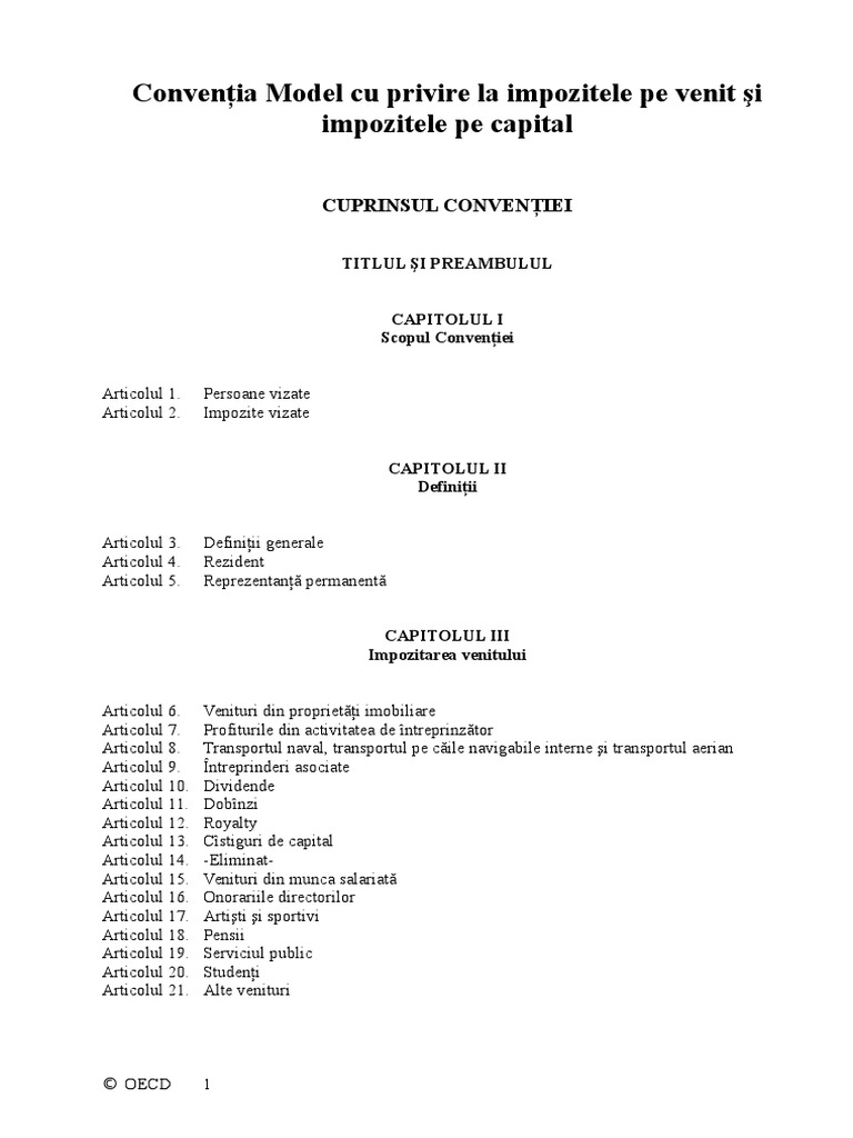 Conventia OCDE | PDF