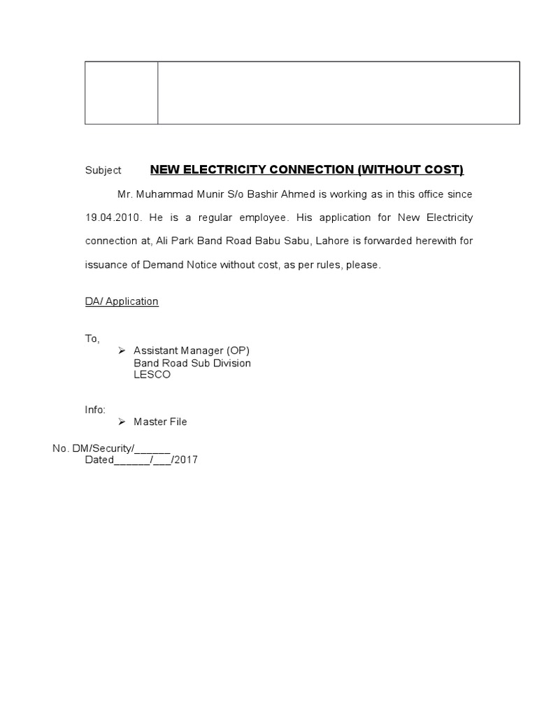 New Electricity Connection (Without Cost) | PDF | Technology & Engineering