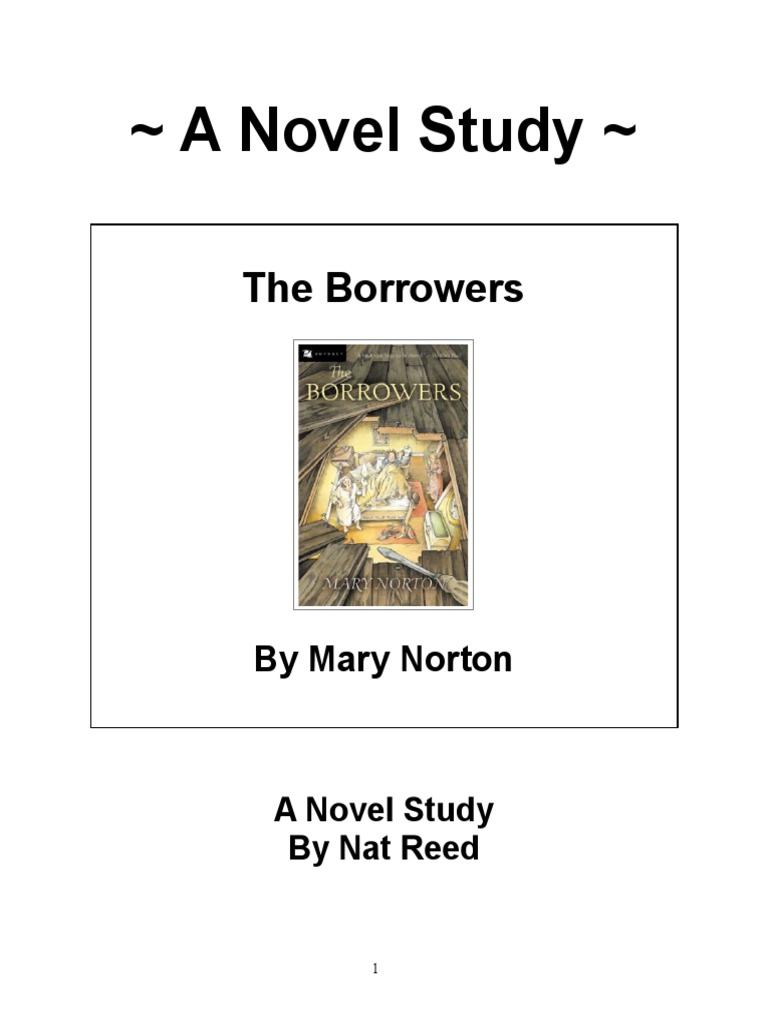 The Borrowers Novel Study Preview | PDF | Linguistics | Languages