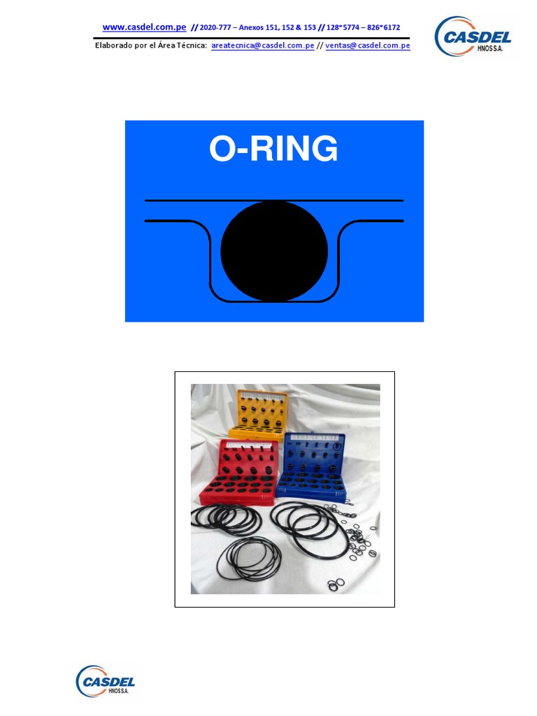 O Ring | PDF | Extrusión | Presión
