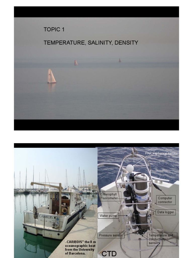 Topic 1 Temperature, Salinity, Density | PDF | Salinity | Transparent ...