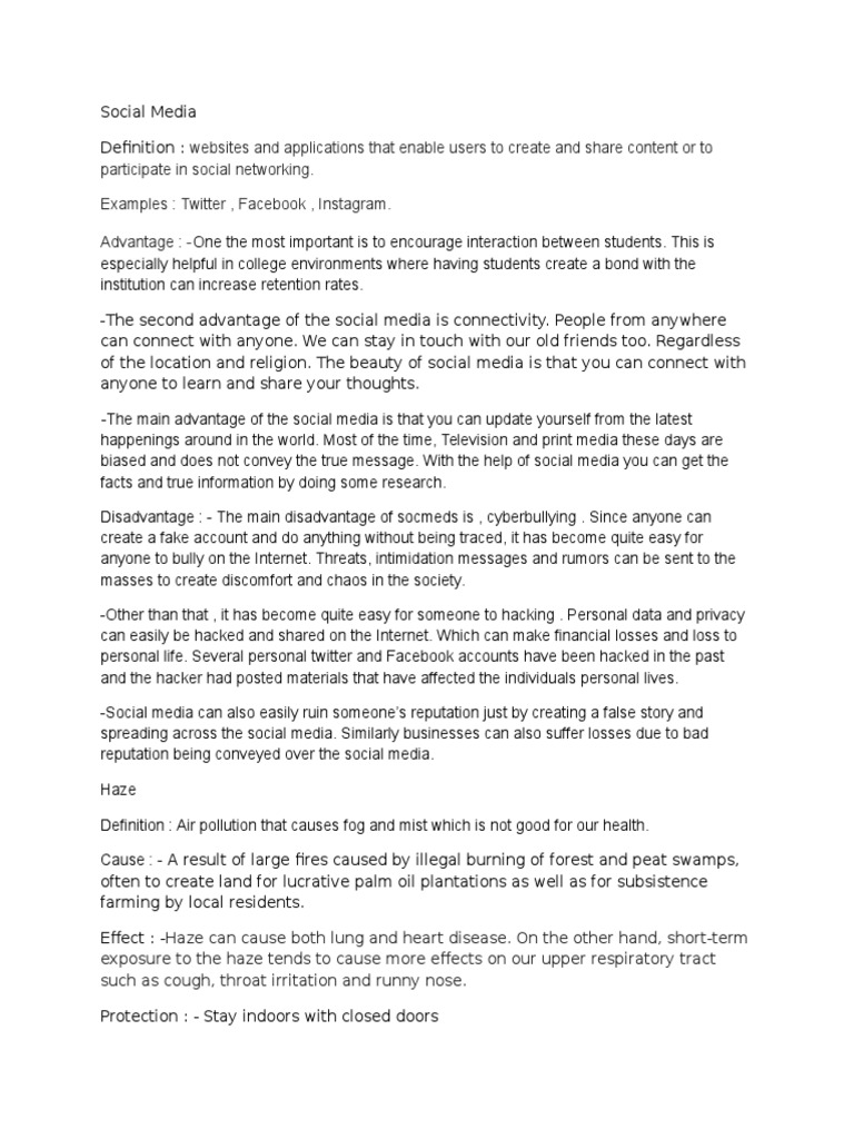 Oral Test English | Digital & Social Media | Social Media