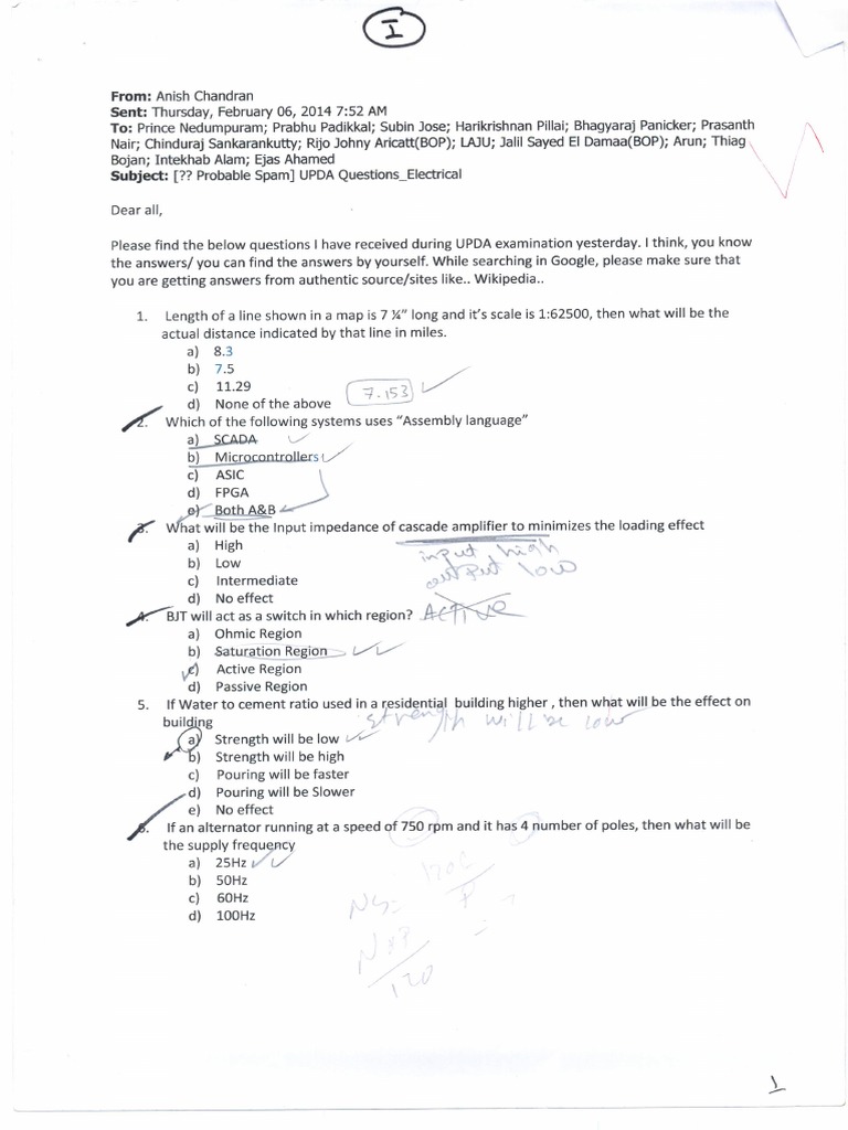 Exam Question PART 01 PDF | PDF