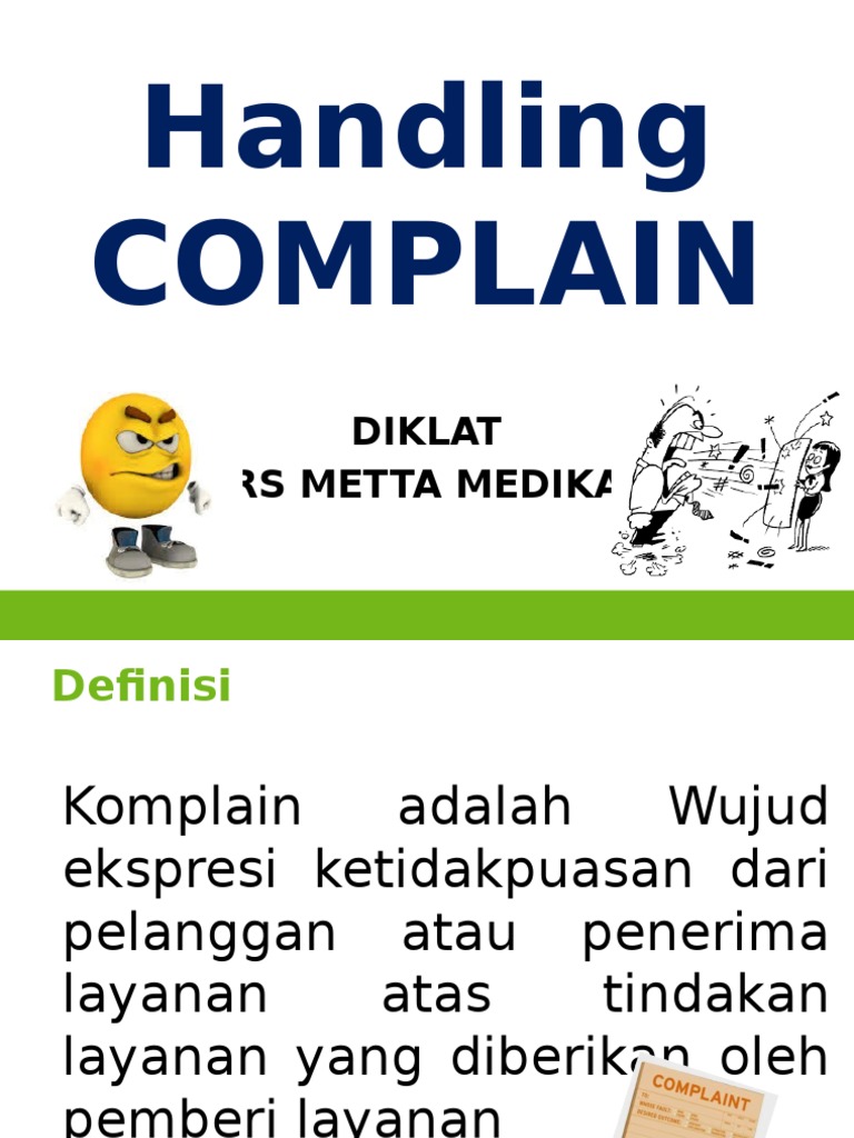 Handling Complain | PDF