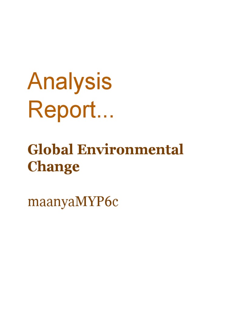 Student Guide to Environmental Issues | PDF