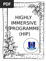 Highly Immersive Programme Perak | PDF | Teaching | Communication