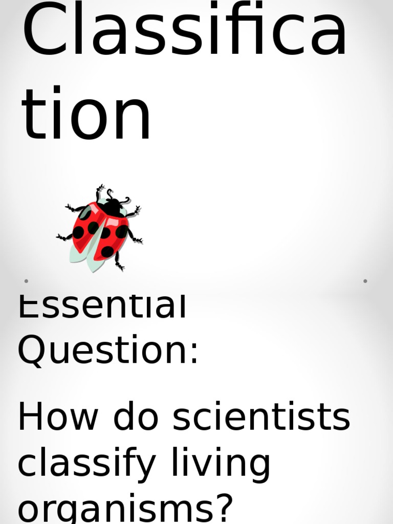 Classification Introduction | PDF | Microorganism | Organisms