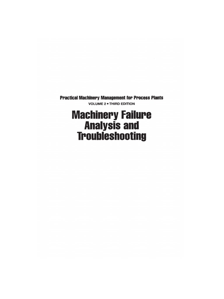 Machinery Failure Analysis and Troubleshooting 3
