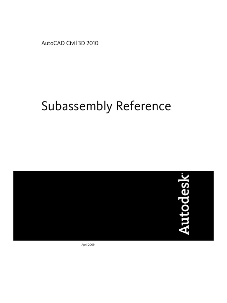 C3 DStock Subassembly Help | PDF | Lane | Autodesk