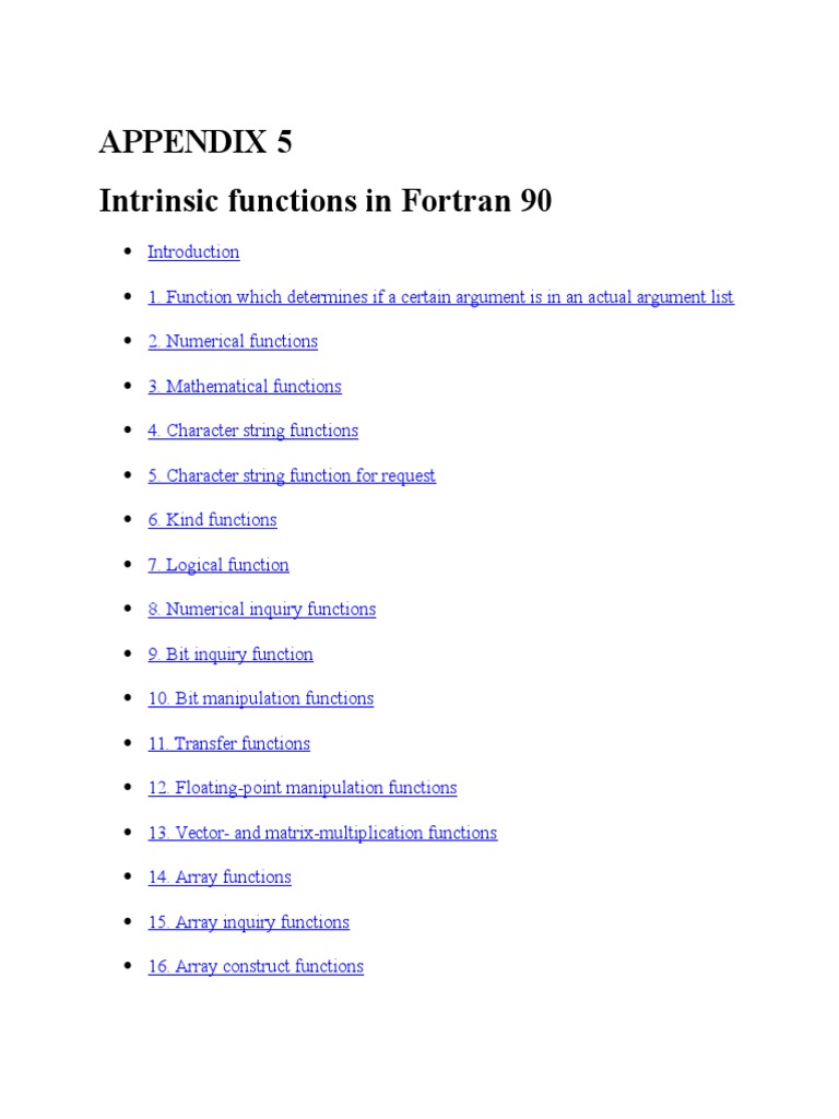 Fortran 90 Commands | PDF | Array Data Structure | Matrix (Mathematics)