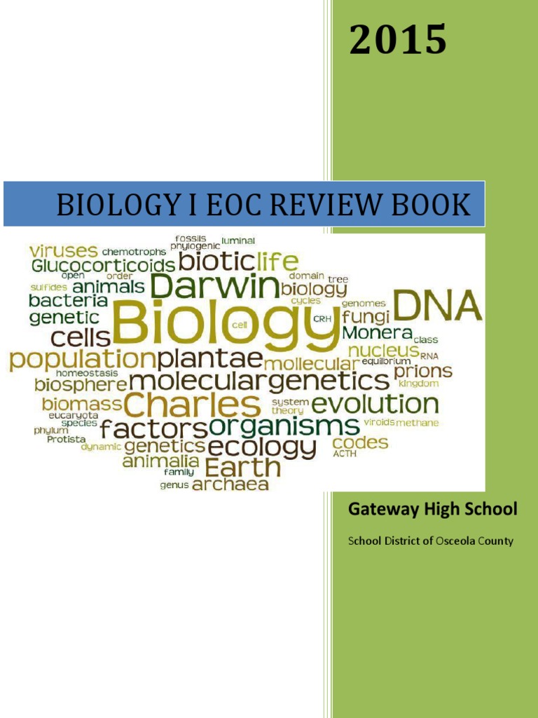 Biology EOC Review Guide 2023 | PDF | Meiosis | Dominance (Genetics)