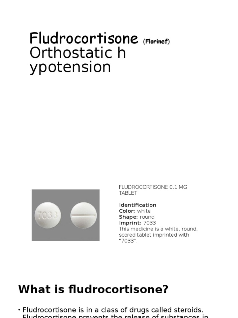 Fludrocortisone (Florinef) | Kidney | Pharmaceutical Drug