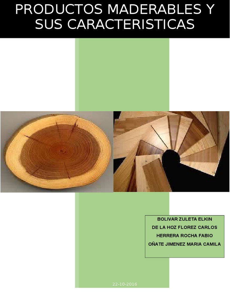 Productos Maderables y Sus Caracteristicas | Papel | Bioenergía