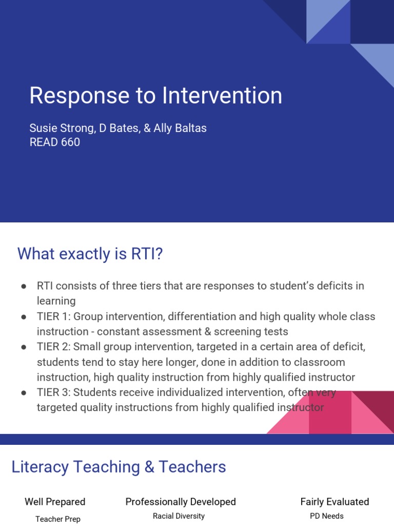 Rti Presentation Pdf Sharing Behavioural Sciences