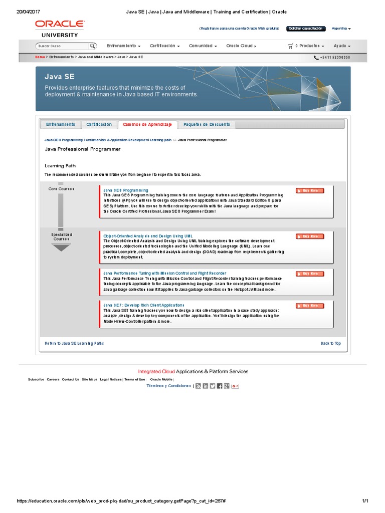 Java SE - Learning Path - Java Professional Programmer | PDF | Java ...