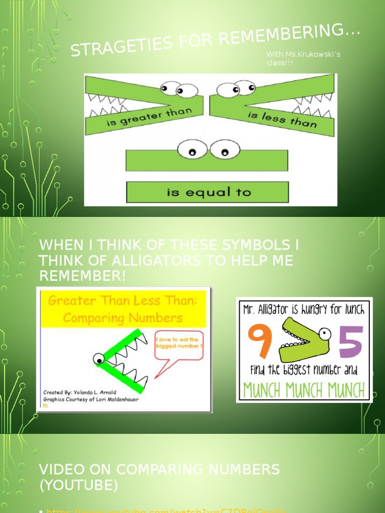 Greater Than or Less Than Lesson | PDF