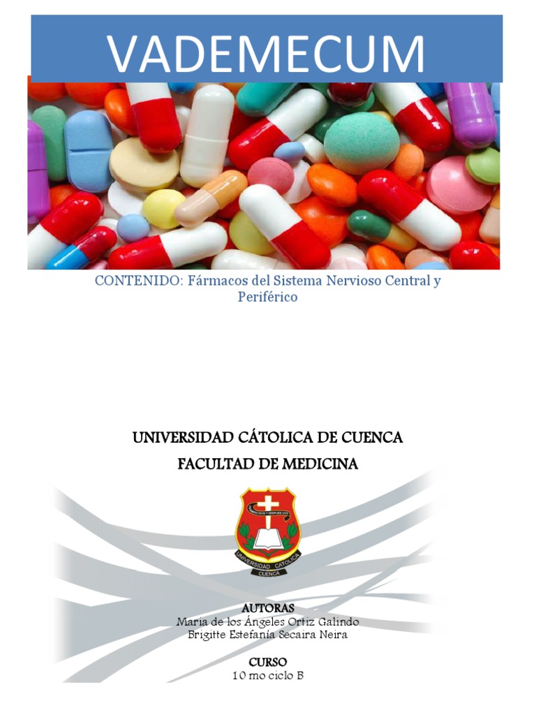 Parte1 Vademecum Pdf Pdf Drogas Especialidades Medicas