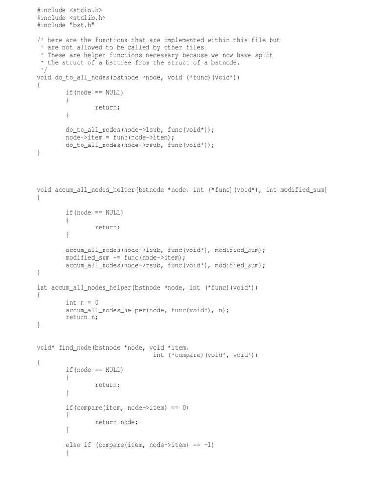 BST HW | PDF | Information Retrieval | Programming Paradigms