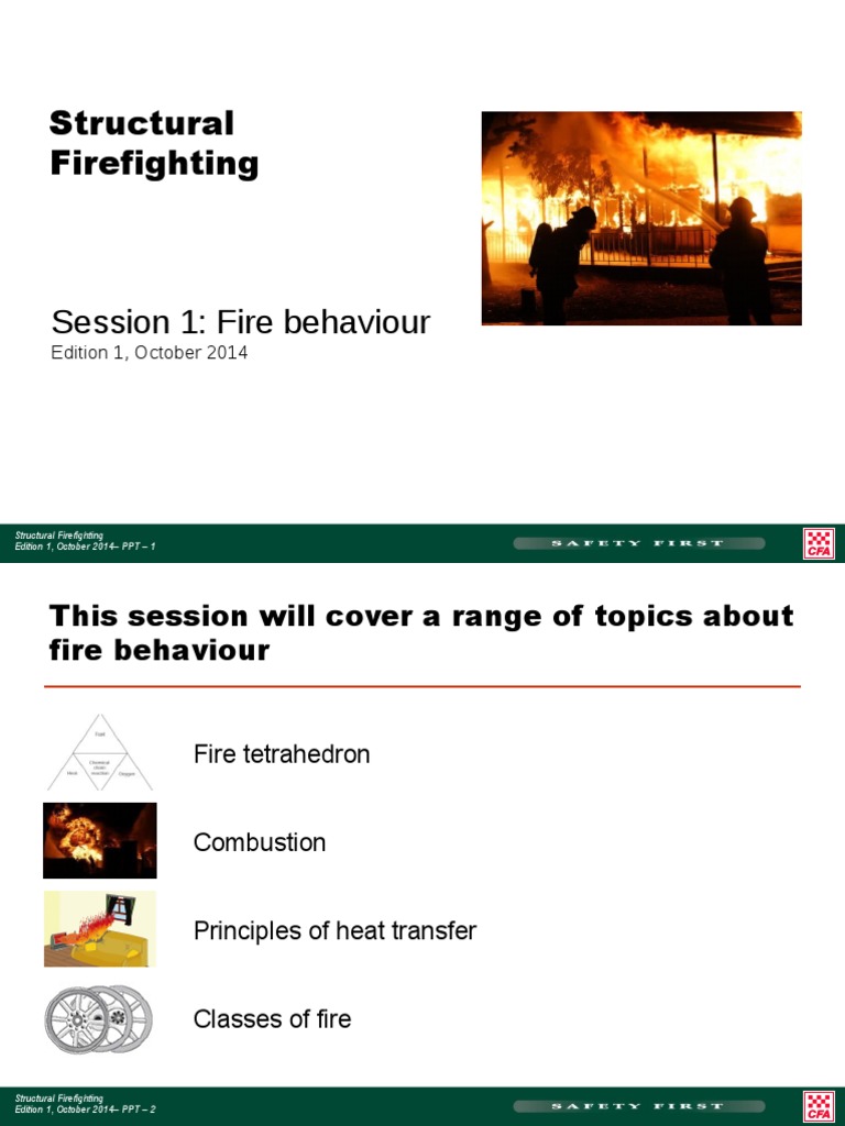 Understanding Fire Behavior in Structural Firefighting | PDF ...