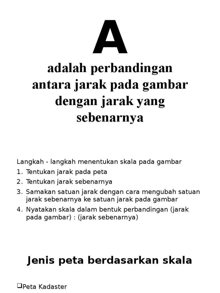 Memahami Skala Peta dan Perhitungannya | PDF | Sains & Matematika