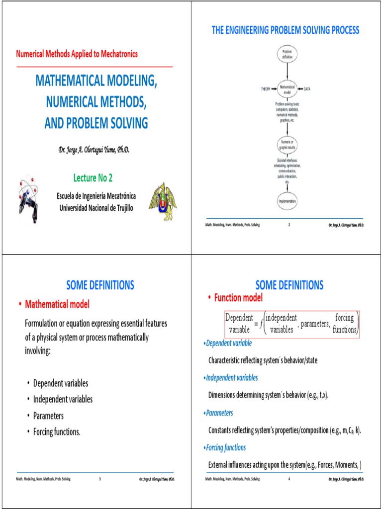 Mathematical Modeling, Numerical Methods, and Problem Solving | Download Free PDF | Numerical ...