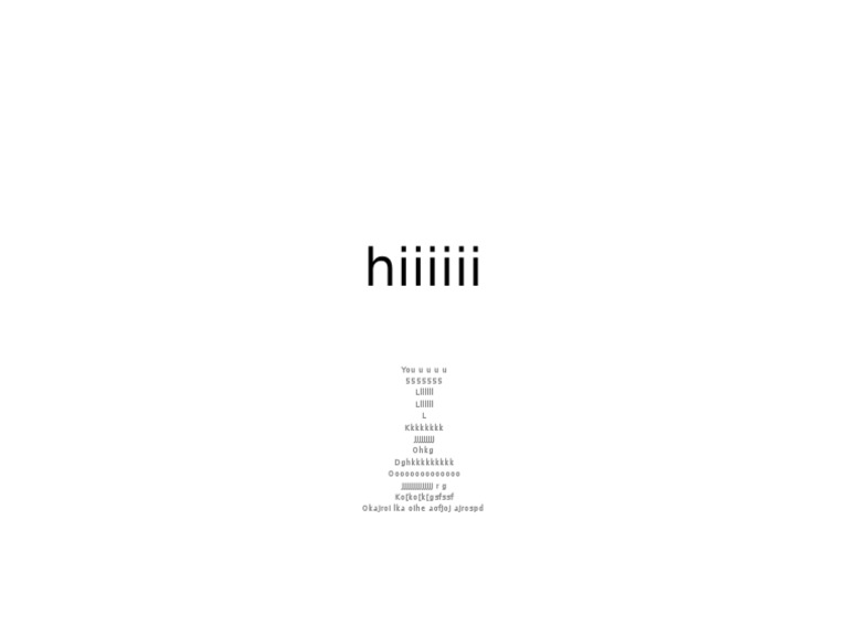 Hiiiiii | PDF