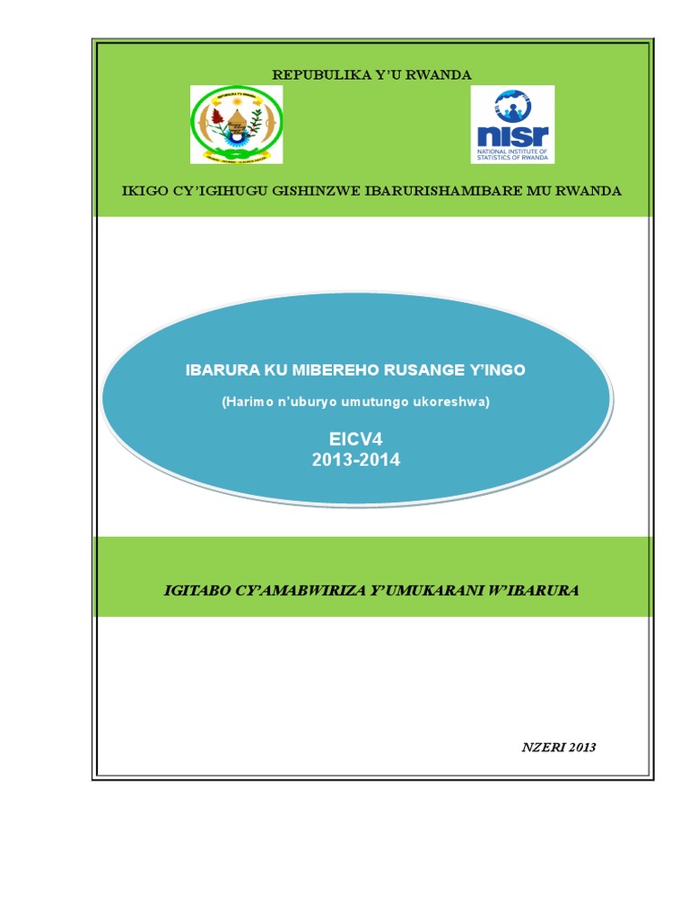Eicv 2013 2014 Enumerator Manual | PDF | Non Profit Organizations ...