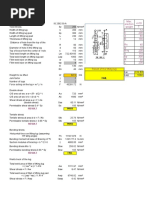 Lifting Trunnion Calculations - 1 | PDF | Shear Stress | Bending