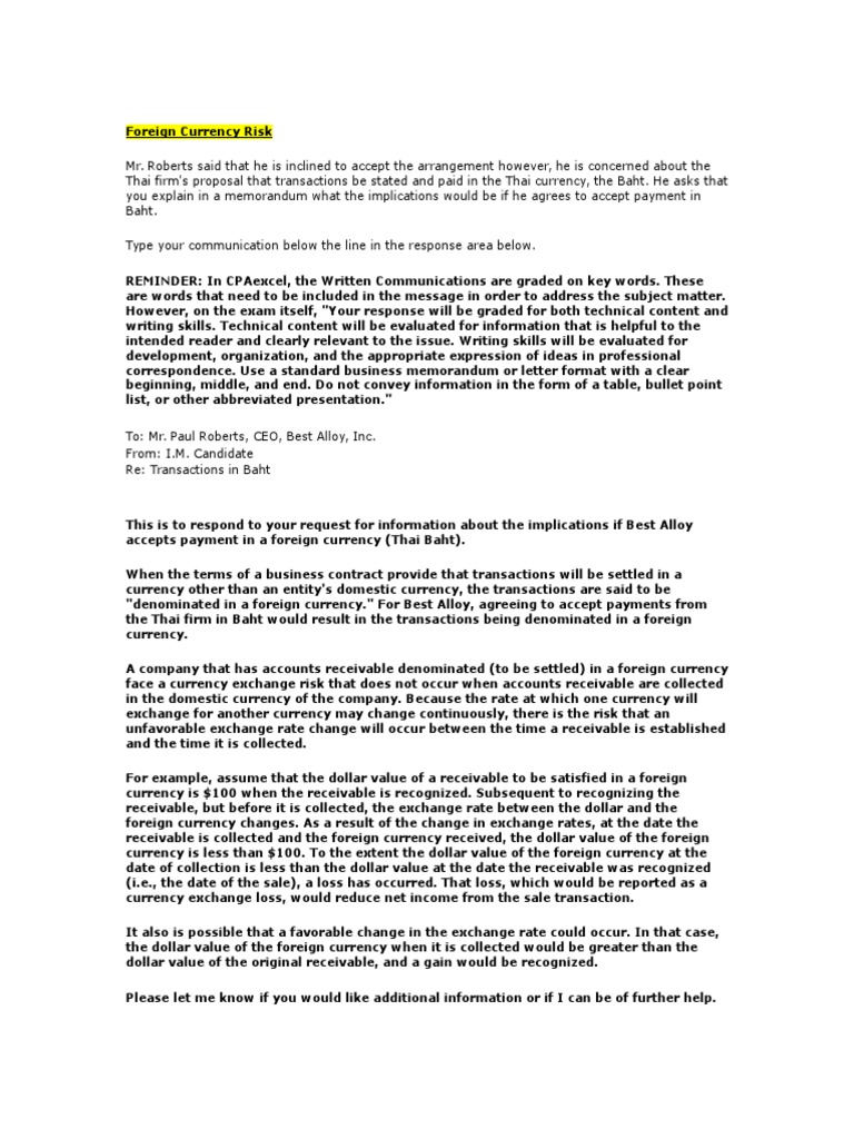 BEC Written Communications Questions & Answers | PDF | Public Key ...