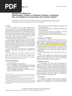 Astm D6304 | PDF | Syringe | Chemistry