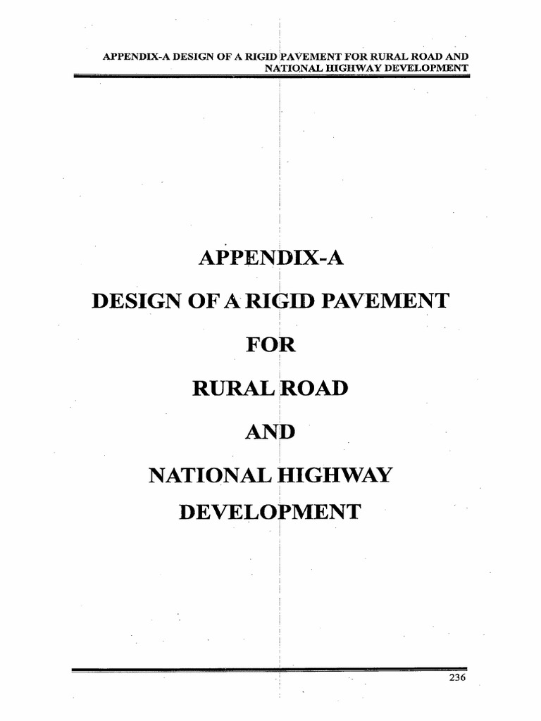 18 Appendix A | PDF | Road Surface | Strength Of Materials